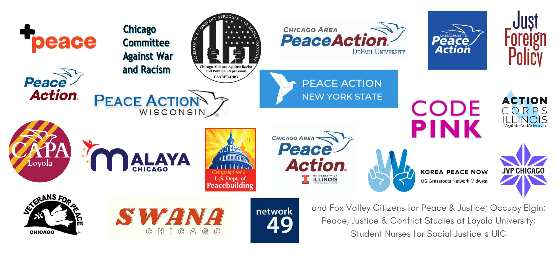 Peace Summit 2021 - Chicago Area Peace Action